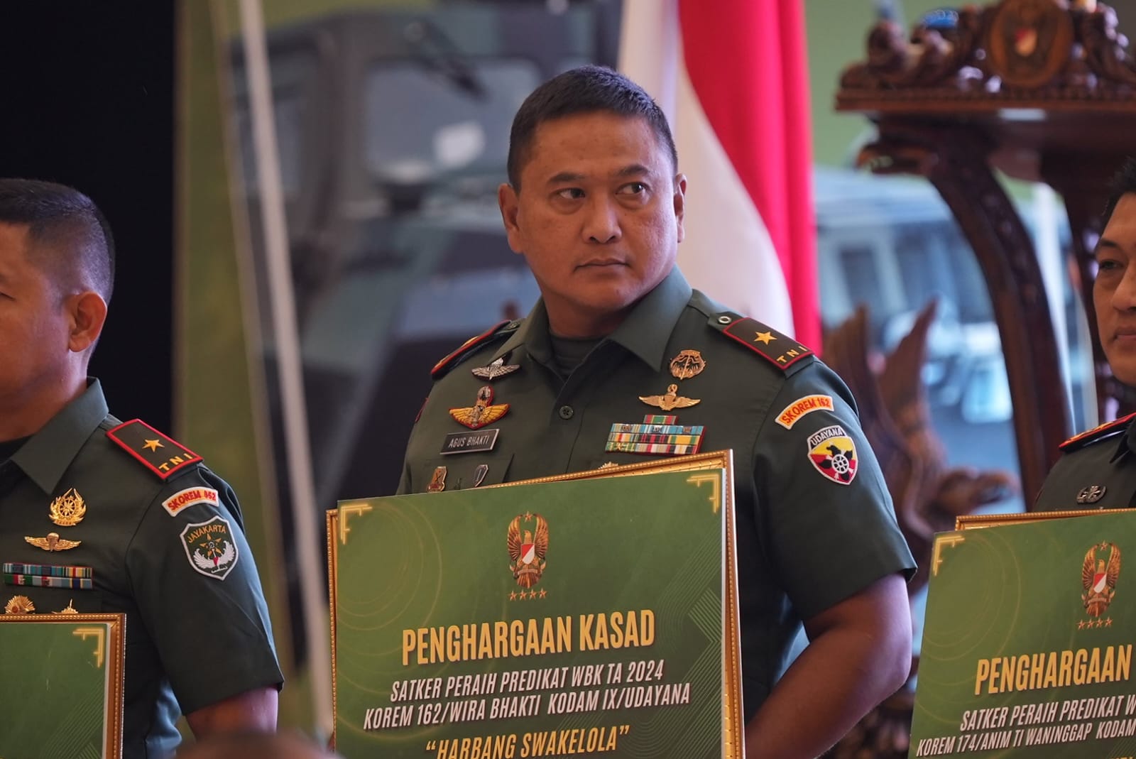 Korem 162/Wira Bhakti Raih Penghargaan Wilayah Bebas Korupsi